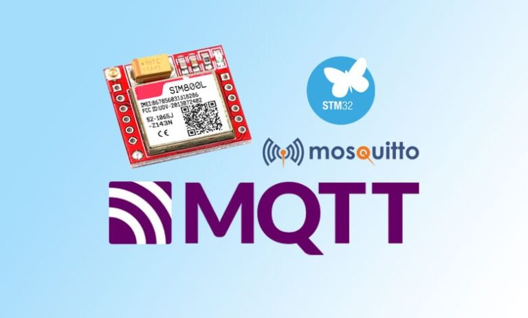 ارسال و دریافت دیتا با پروتکل MQTT توسط ماژول SIM800 - اینترنت اشیاء IOT
