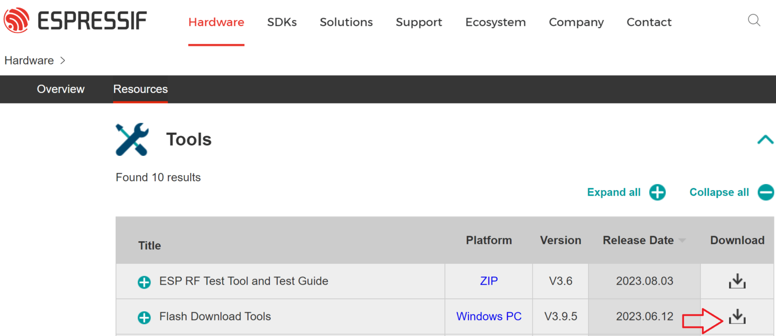 آپدیت فریمور firmware ماژول esp8266